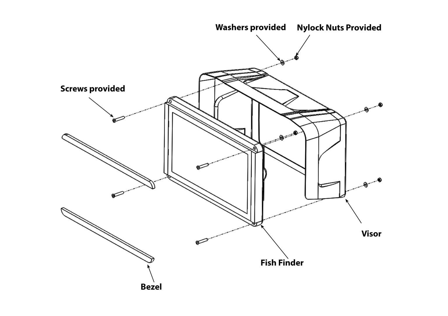 Simrad Cruise Visors - Mariner Sails