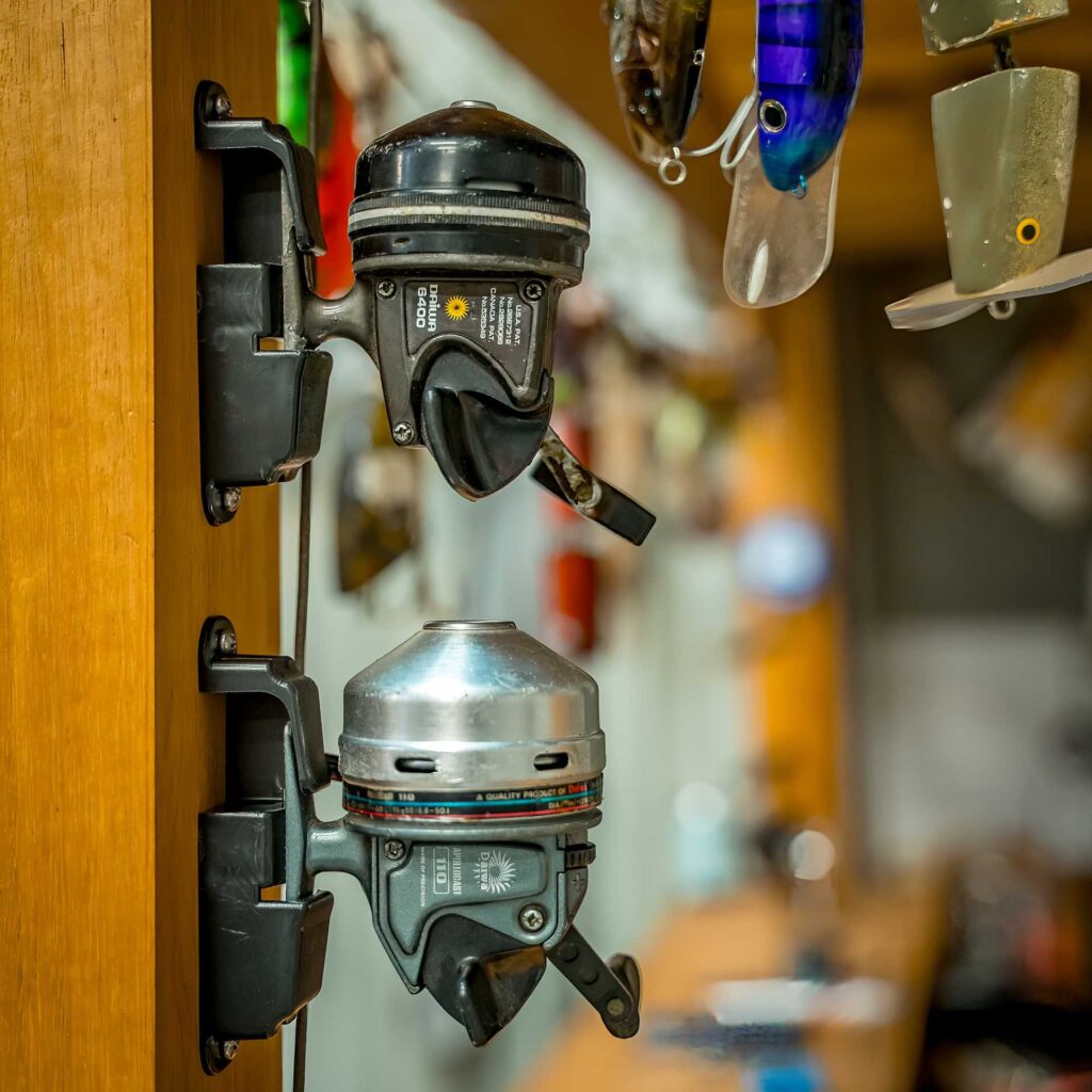 BerleyPro Reel Dock – Wall-Mounted Reel Holder | No Pressure Points